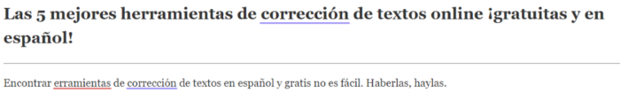 5 mejores herramientas de corrección de textos en español